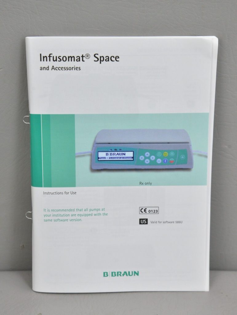 B. Braun Infusomat Space Pump Type 8713052U Without Power Supply ...