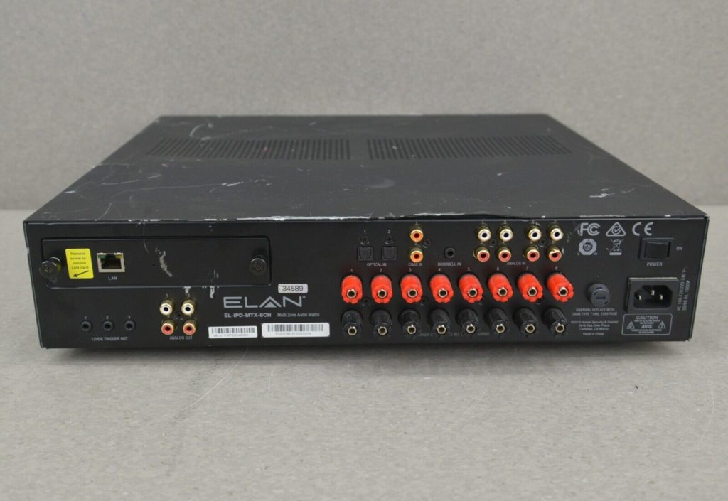 Elan EL-IPD-MTX-8CH Multi Zone Audio Matrix Amplifier – Rhino Trade LLC