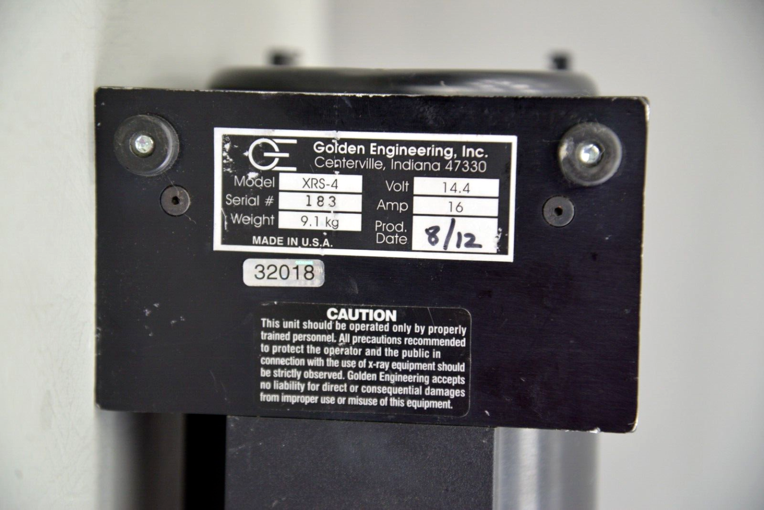 Golden Engineering XRS-4 Portable X-Ray Source 14.4V – Rhino Trade LLC