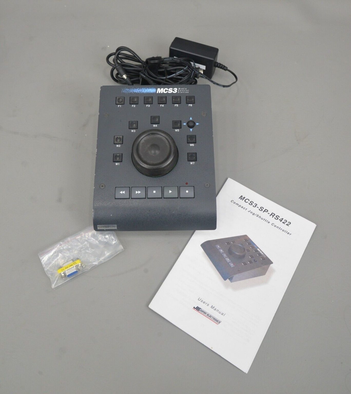 JLCooper MCS3-SP-RS422 Media Control Station Compact Jog/Shuttle ...