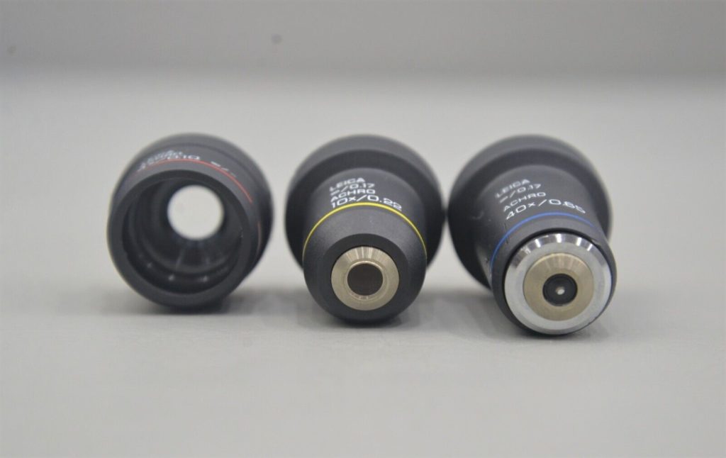 Leica DME Upright Compound Binocular Microscope w/ 4x 10x 40x ...