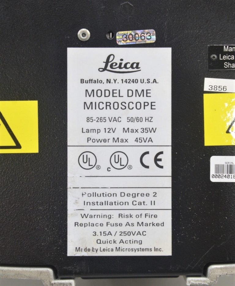 Leica DME Upright Compound Binocular Microscope w/ 4x 10x 40x ...