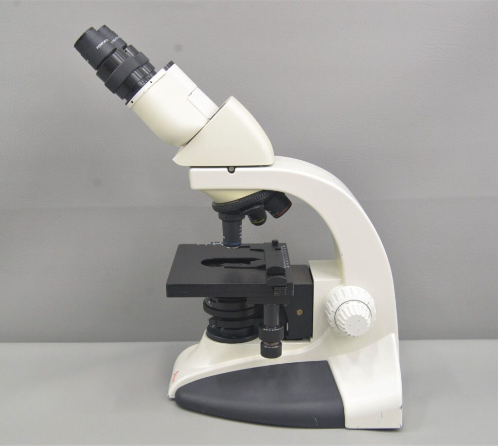 Leica DME Upright Compound Binocular Microscope w/ 4x 10x 40x ...