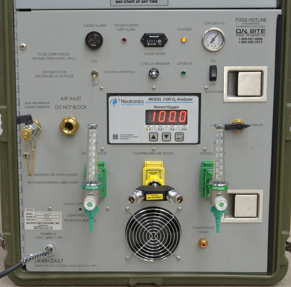 Neutronics 1100 Oxygen AnalyzerPOGS10 On Site Gas System Oxygen ...