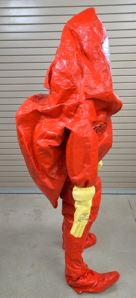 ONESuit Flash NFPA 1991, 2005 Protective Hazmat Suit Large Saint Gobain ...