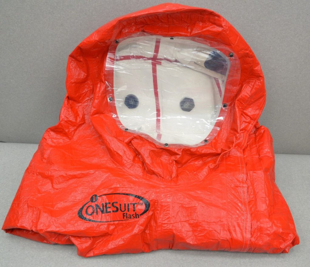ONESuit Flash NFPA 1991, 2005 Protective Hazmat Suit Large Saint Gobain ...