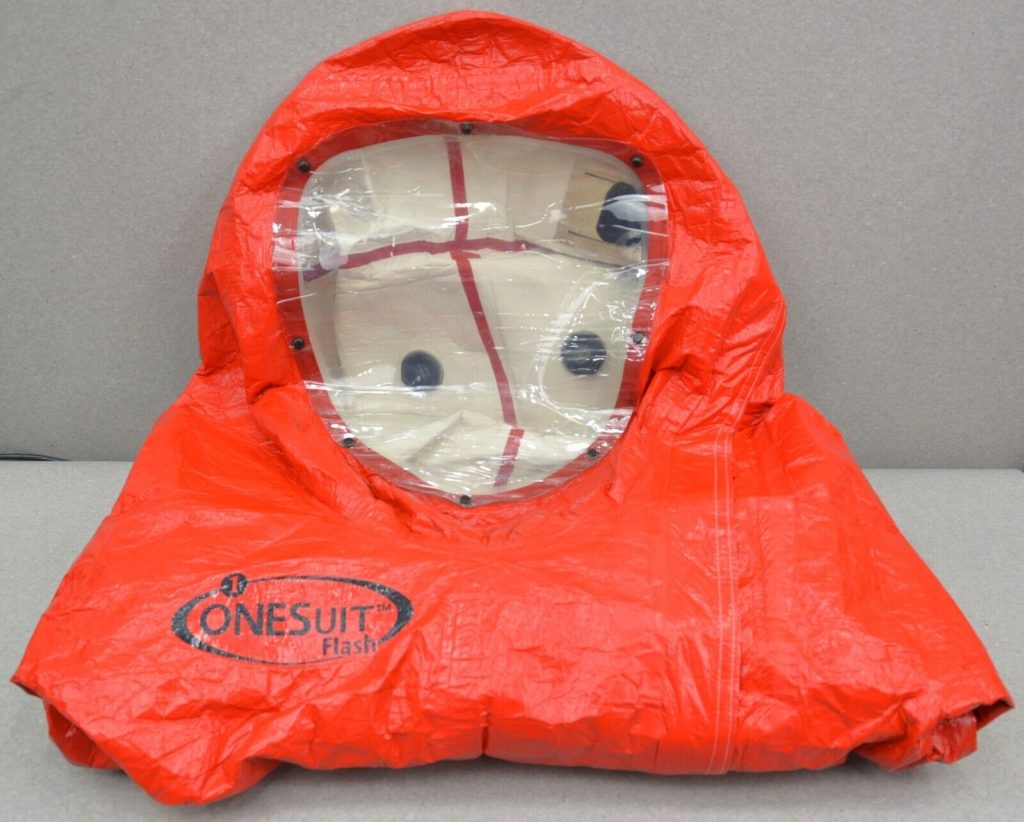 ONESuit Flash NFPA 1991, 2005 Protective Hazmat Suit Large Saint Gobain ...
