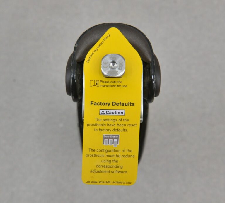 Ottobock C-Leg Microprocessor Prosthetic Knee Bionic Intelligent System ...