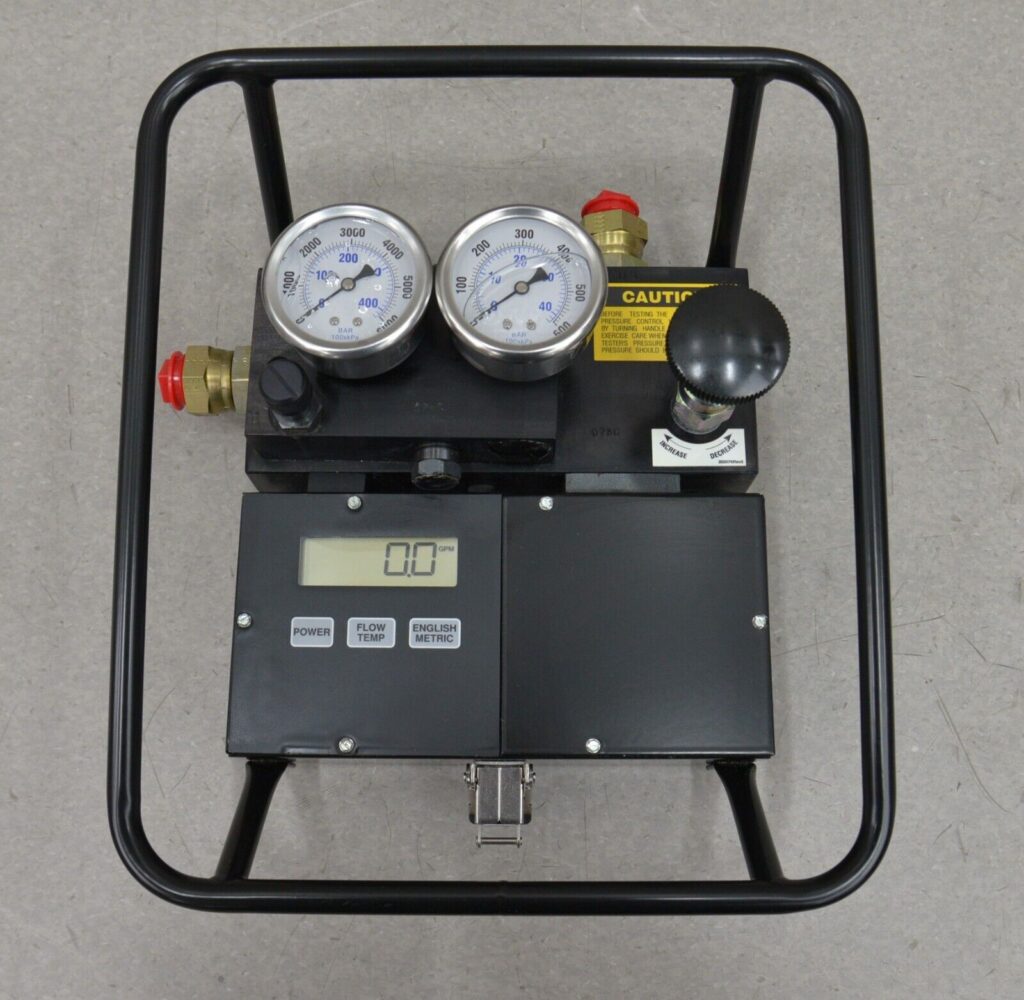 SPX OTC Model C-75 GPM In-Line Hydraulic Tester Flow Temp & Pressure ...