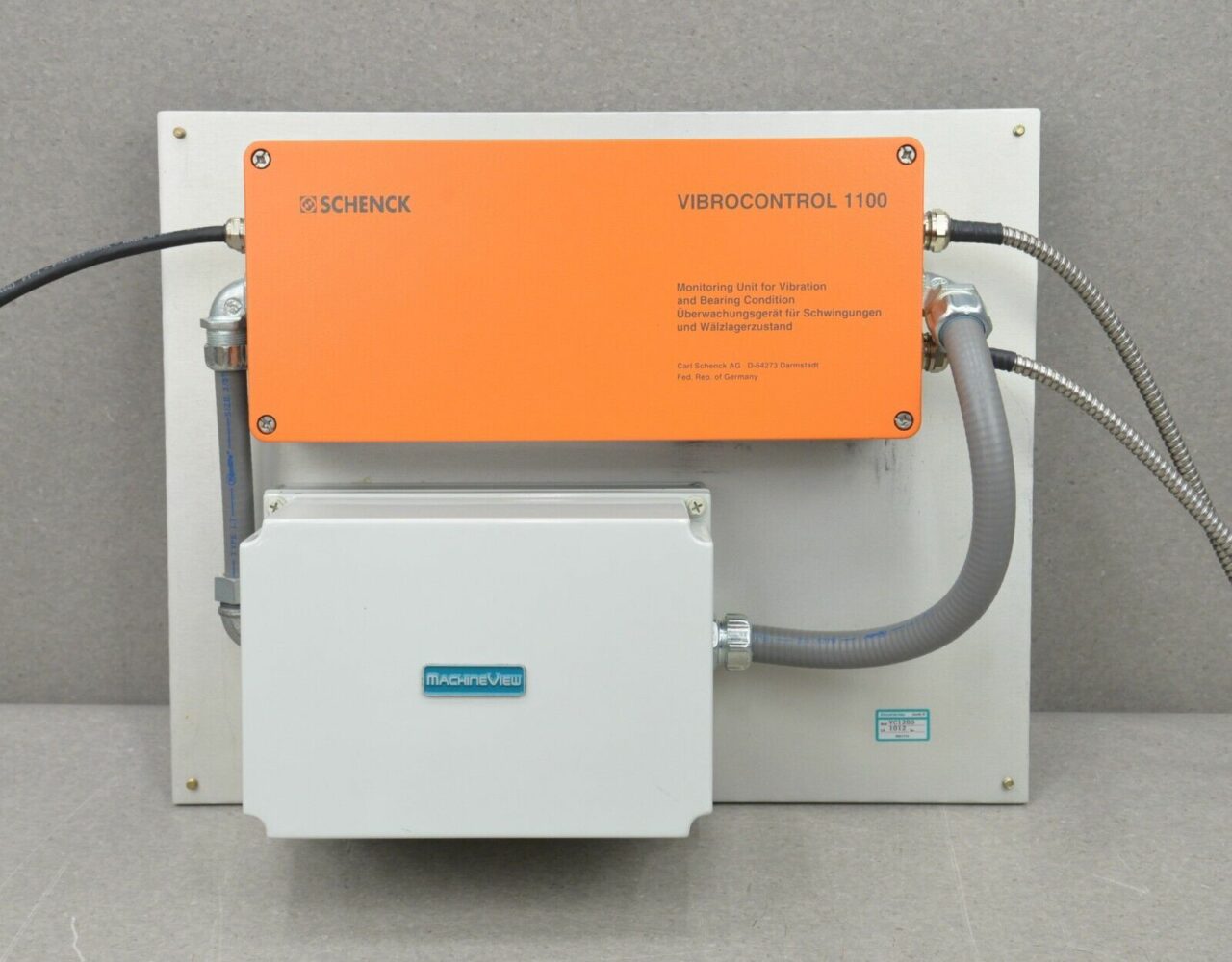 Schenck Vibrocontrol 1100 VC-1100 C11 2 Channel Vibration W ...