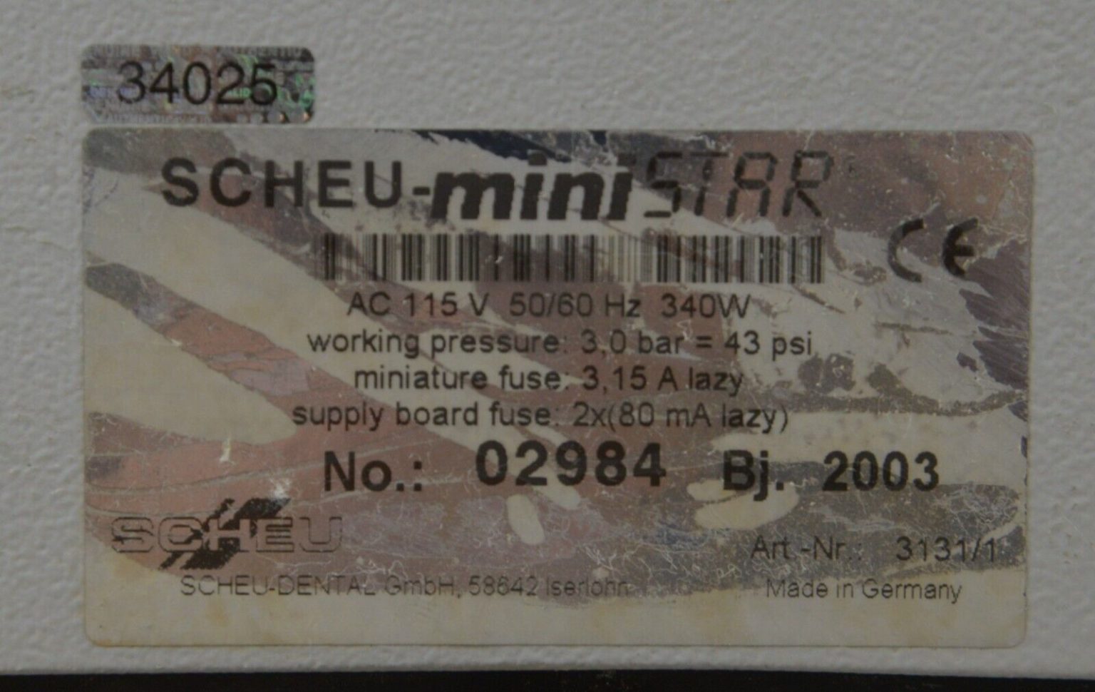 Scheu-MiniStar Dental Lab Pressure Molding Unit – Rhino Trade LLC