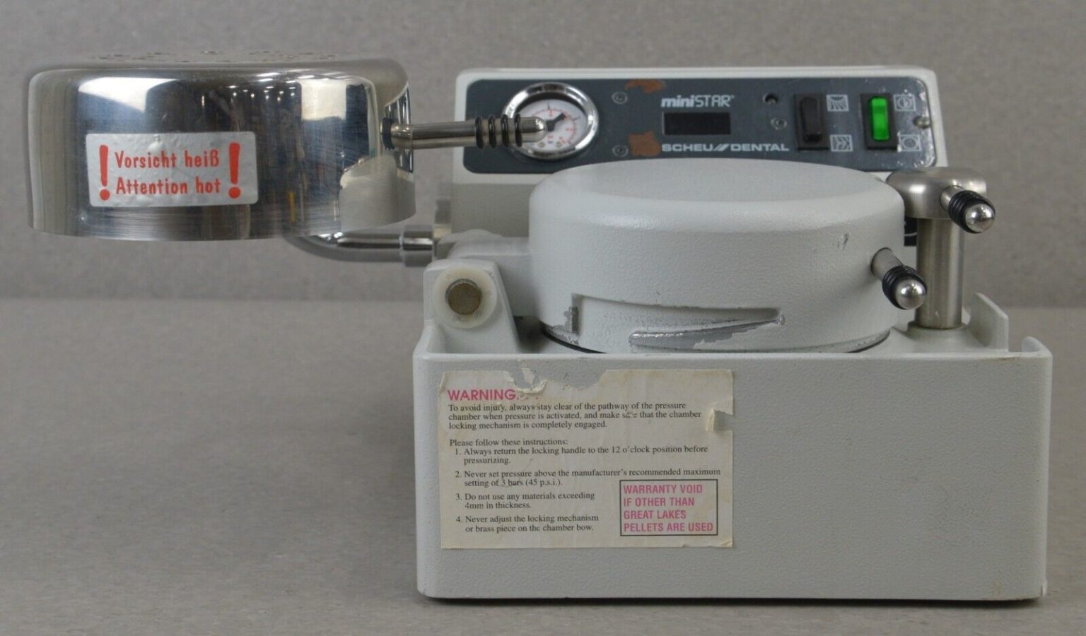 Scheu-MiniStar Dental Lab Pressure Molding Unit – Rhino Trade LLC