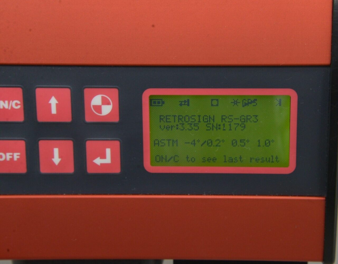 Delta Retro Sign GR 3 ASTM Retroreflectometer Sign Compliance Meter ...