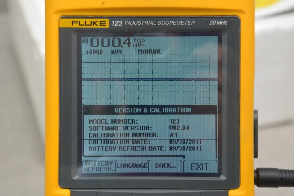 Fluke 123 Industrial Scopemeter 20MHz – Rhino Trade LLC