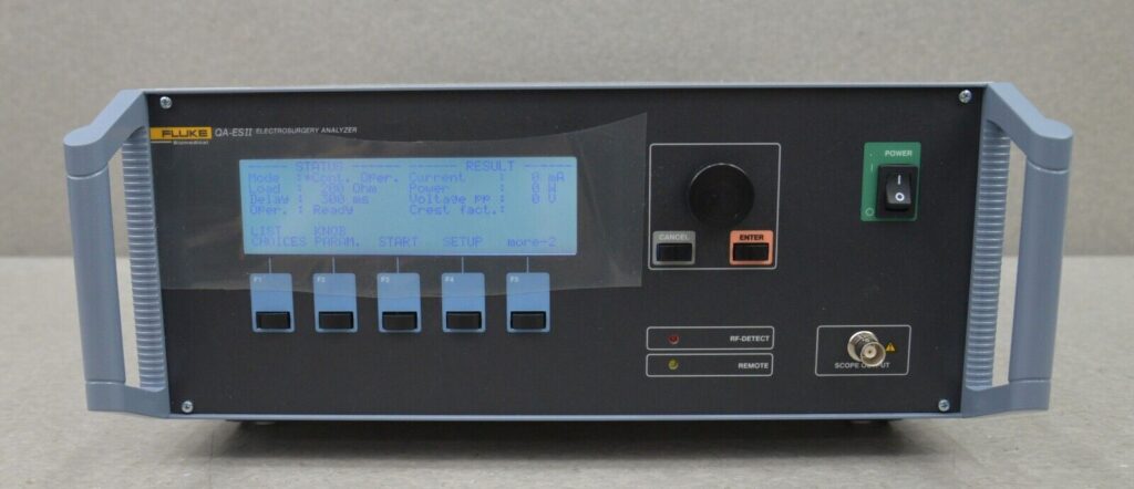 Fluke Biomedical QA-ES II Electrosurgery Analyzer W/ Accessories ...