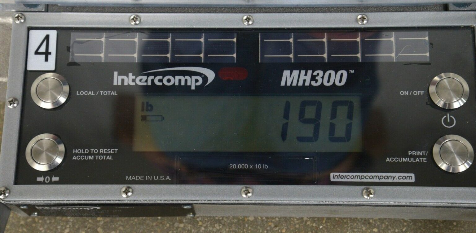 Intercomp LS700 WIM/PRO Low Speed Portable Weigh-In-Motion Truck Scale System – Rhino Trade LLC