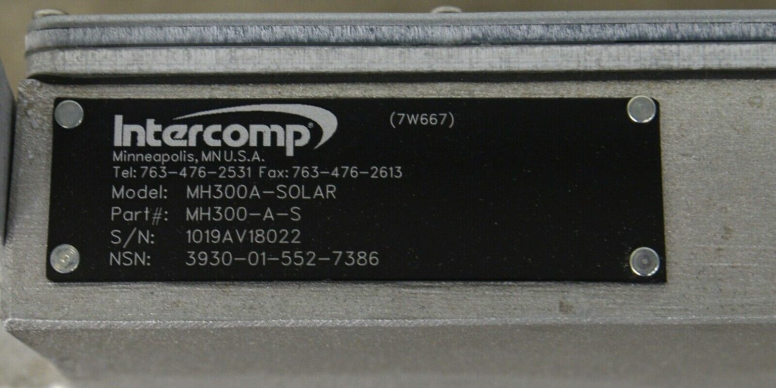 Intercomp LS700 WIM/PRO Low Speed Portable Weigh-In-Motion Truck Scale ...