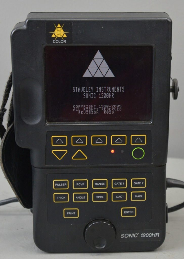 Olympus Staveley Sonic 1200HR Ultrasonic Flaw Detector 9020303.01 ...