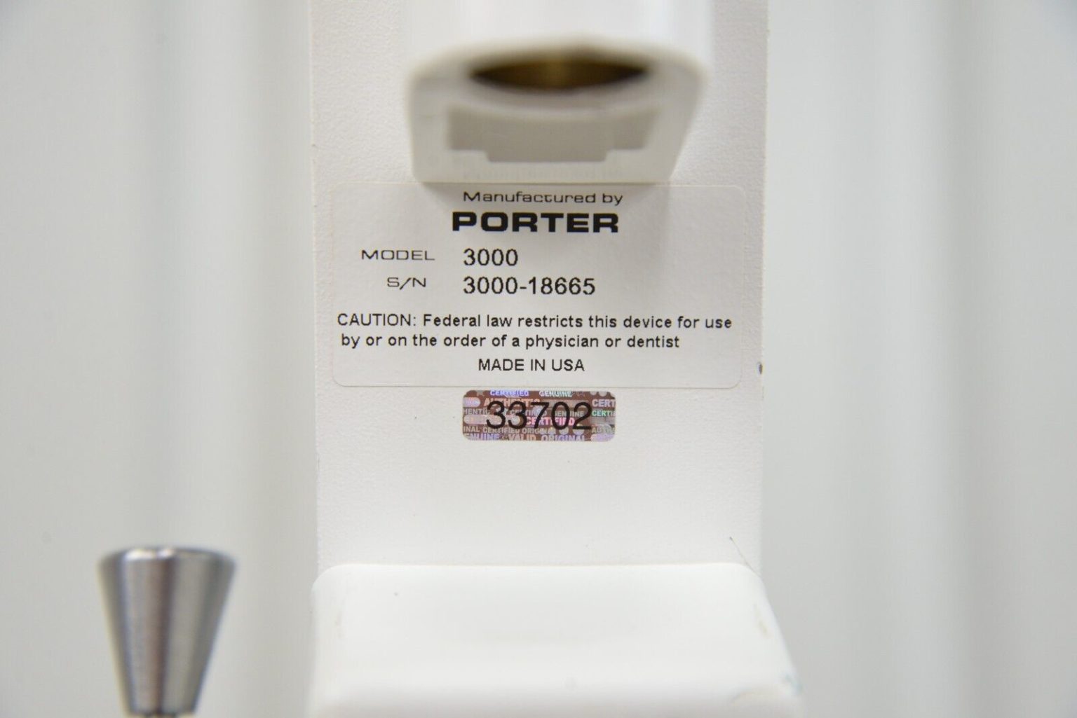 Porter MXR 3000 Dental N2O Flowmeter – Rhino Trade LLC