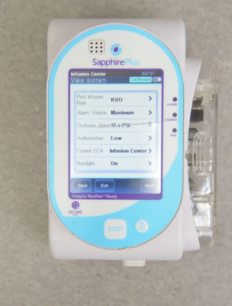 QCore Medical SapphirePlus Infusion Pump 15038-000-0001 – Rhino Trade LLC