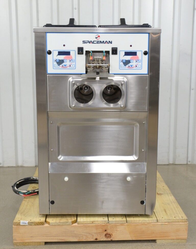 Spaceman 6245 Commercial Countertop 2 Flavor Soft Serve Machine 220V ...