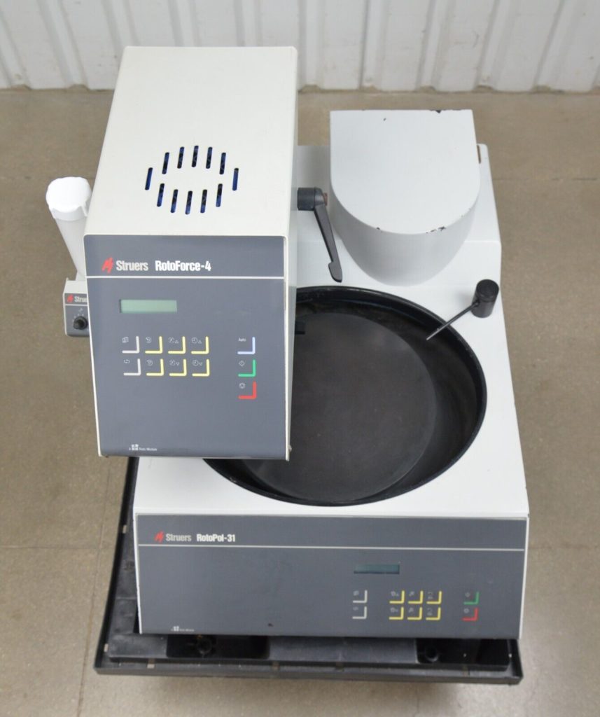 Struers Rotopol-31 With Rotoforce-4 Grinding & Polishing Machine ...