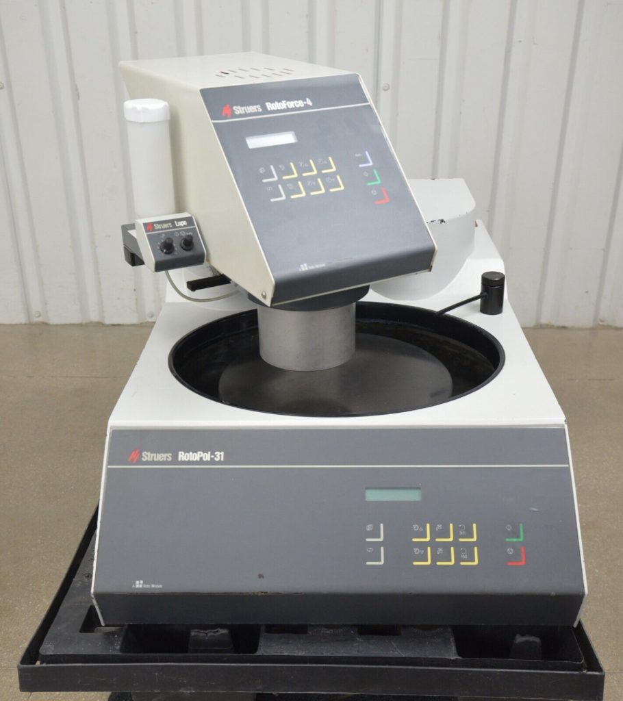 Struers Rotopol-31 With Rotoforce-4 Grinding & Polishing Machine ...