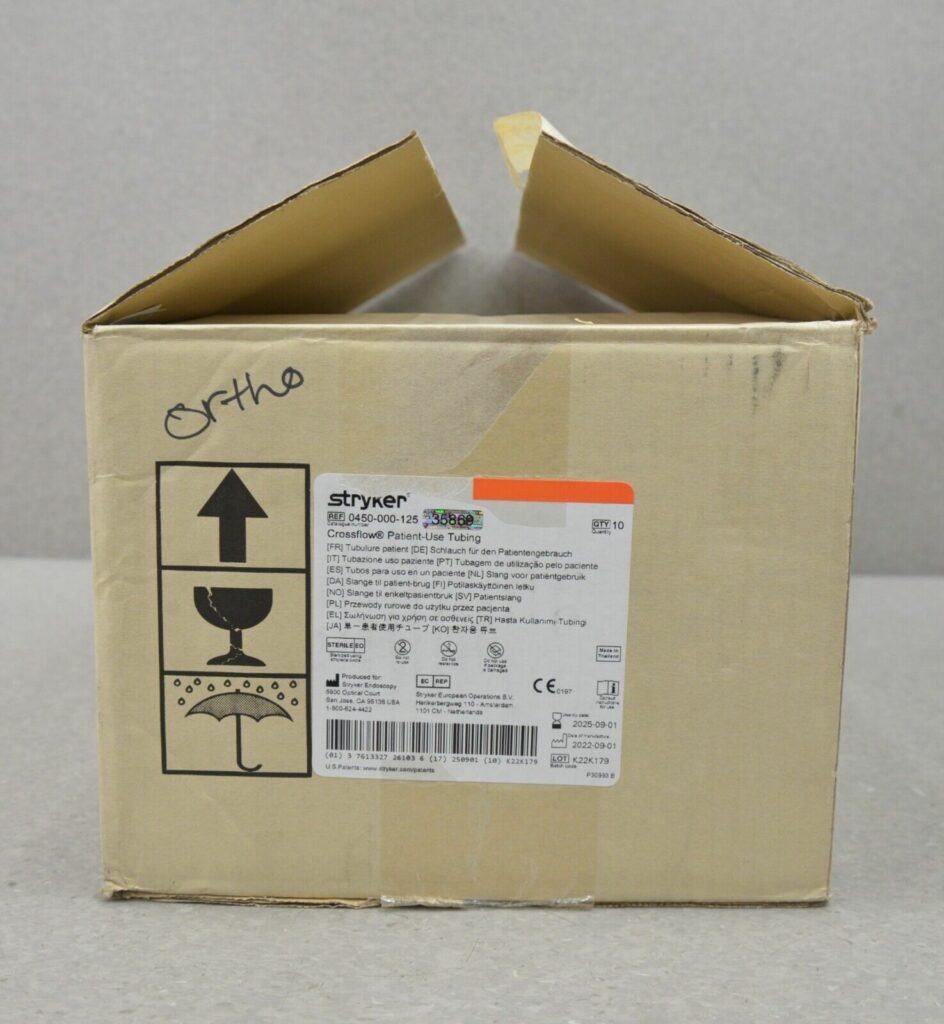 Stryker Crossflow Patient-Use Tubing 0450-000-125-ID Case of 10 – Rhino ...