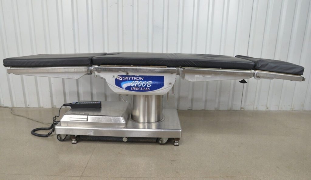 Stryker Skytron 6700B Hurcules Surgical Table W/ Skytron 3503 E2 Remote ...