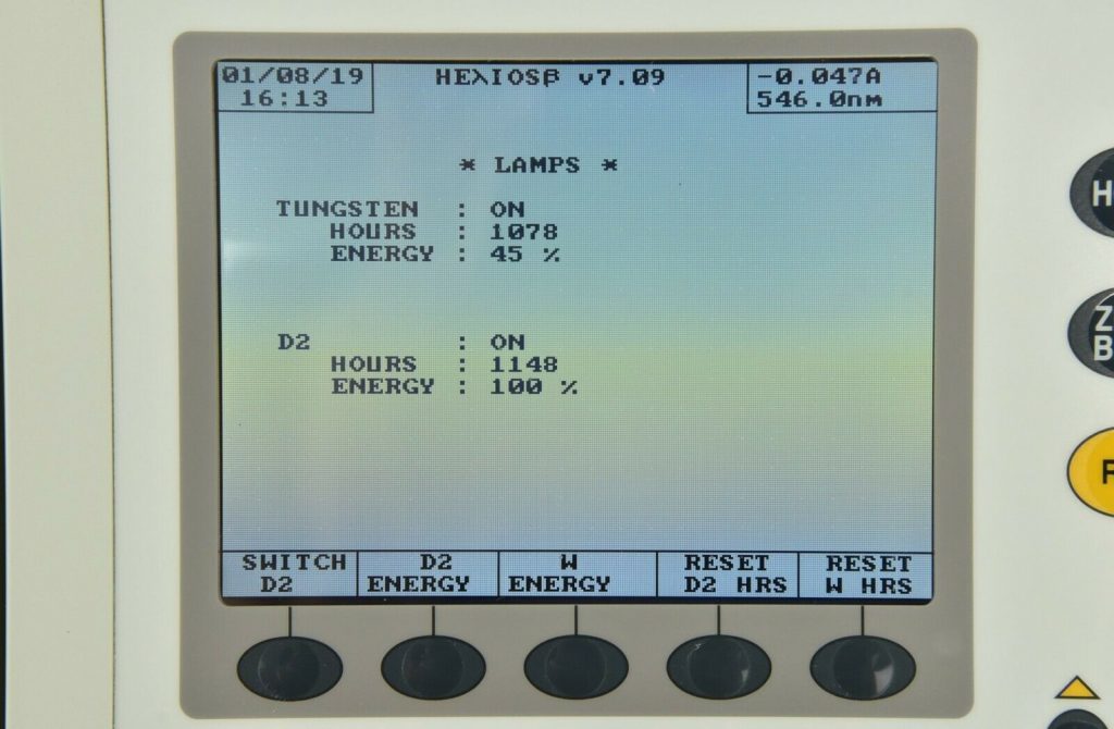 Thermo Scientific Helios Beta Spectrophotometer P/N 9423UVB1002E (18944 ...