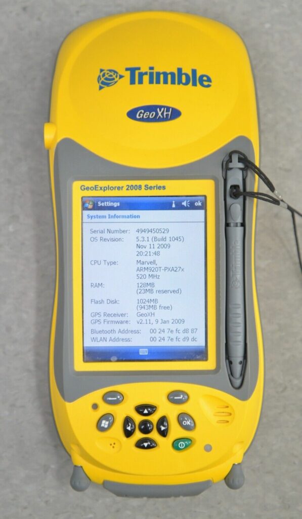 Trimble GEO XH GeoExplorer 2008 Series w/ Trimble Tornado & Trimble ...