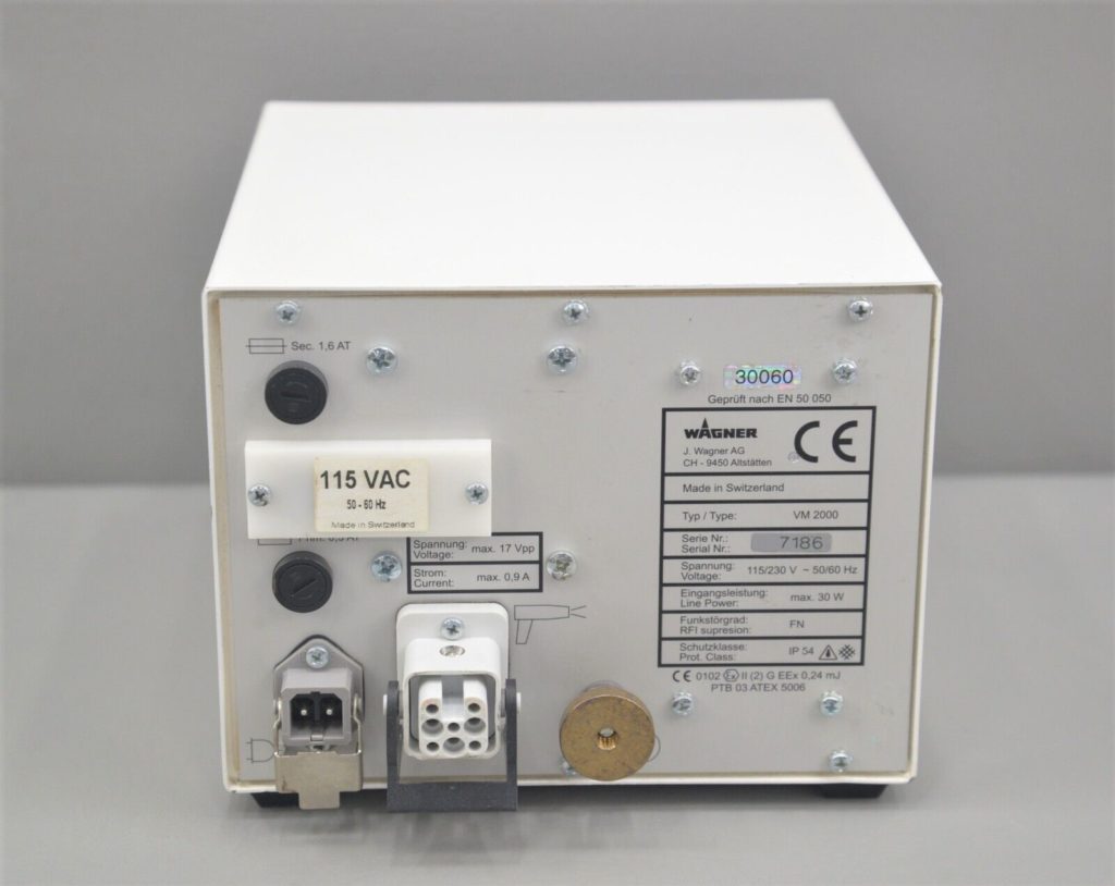 Wagner VM 2000 Electrostatic Control Unit w HVM2082 Module for Manual ...