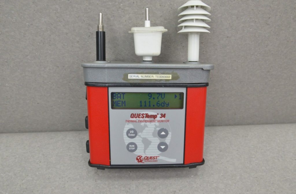 3M Quest Technologies QT QUESTemp 34 Thermal Environment Heat Stress ...