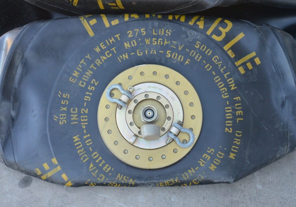 500 Gallon Military Coated Fabric Collapsible Fuel Drum GTA-500F ...