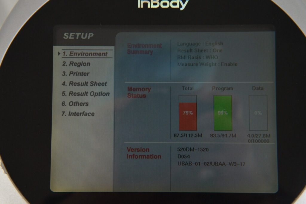 Biospace InBody 520 MW160 Body Composition Analyzer – Rhino Trade LLC