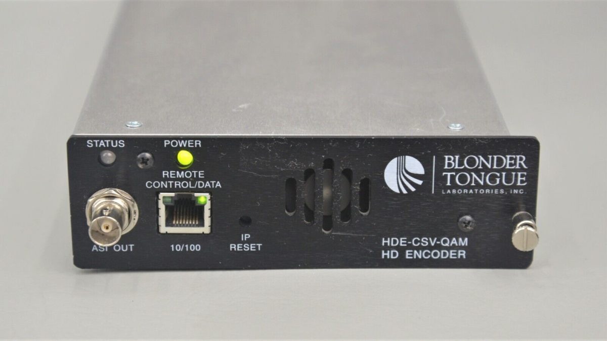 Blonder Tongue HDE-CSV-QAM High Definition Single Channel MPEG-2 ...
