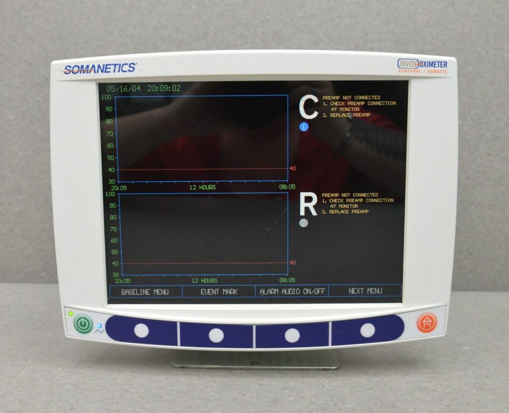 Covidien Somanetics 5100C Invos Cerebral/Somatic Oximeter /5100C-PA ...