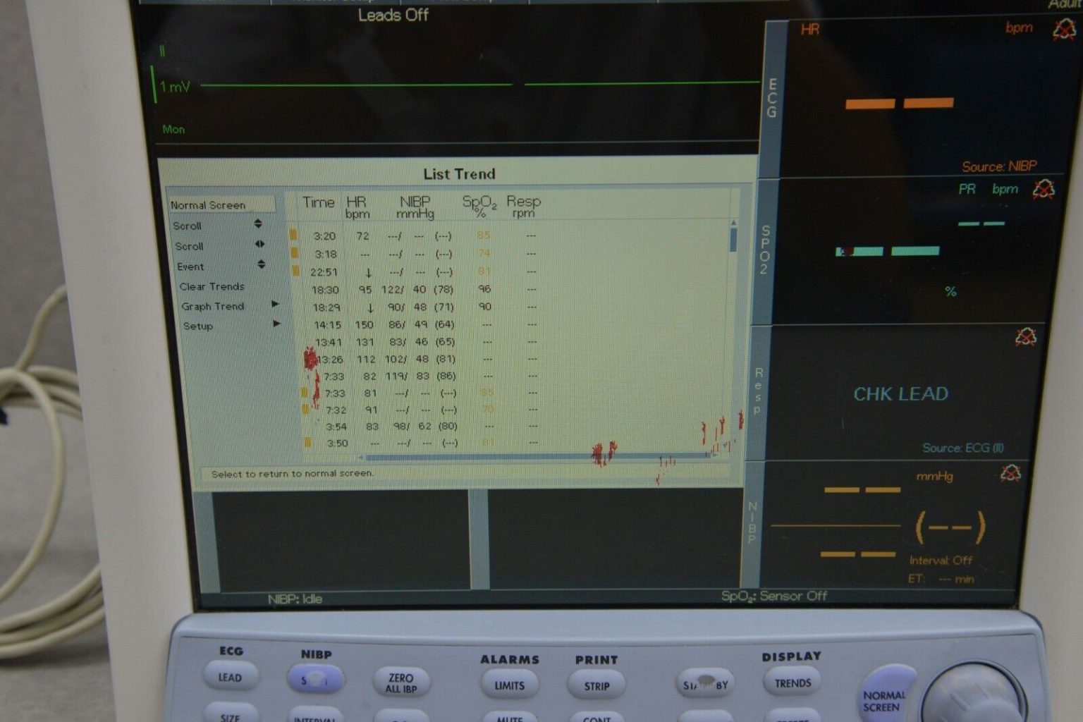 Datascope Spectrum Patient Monitor REF 0998-UC-0500-1006A – Rhino Trade LLC