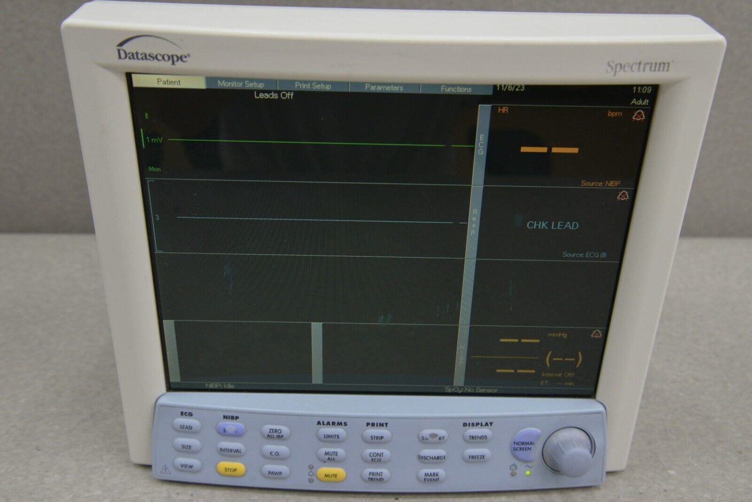 Datascope Spectrum Patient Monitor REF 0998-UC-0500-1006A – Rhino Trade LLC