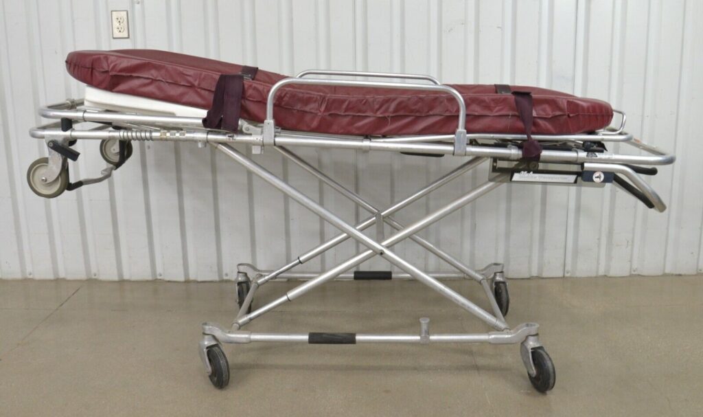 Ferno 35A Mobile 500lbs Capacity X-Frame Ambulance Cot W/ Mattress ...