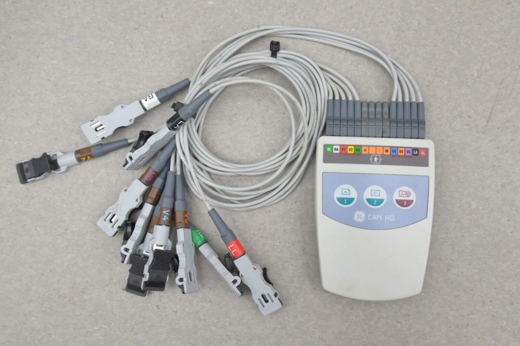 GE Healthcare MAC 5500 HD ECG Acquisition Monitor System 2026609-005 w ...