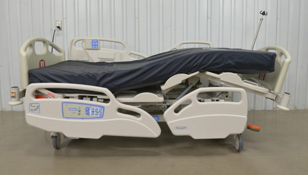 Hill-Rom CareAssist Hospital Bed P1160B W/ Mattress P100 A8 – Rhino ...