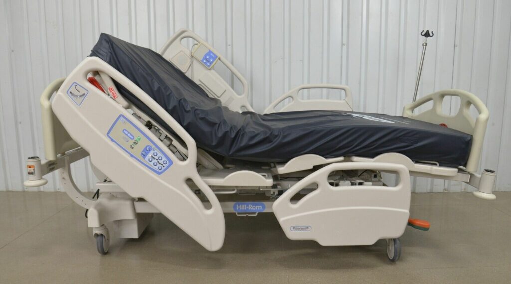 Hill-Rom CareAssist Hospital Bed P1160B W/ Mattress P100 A8 – Rhino ...