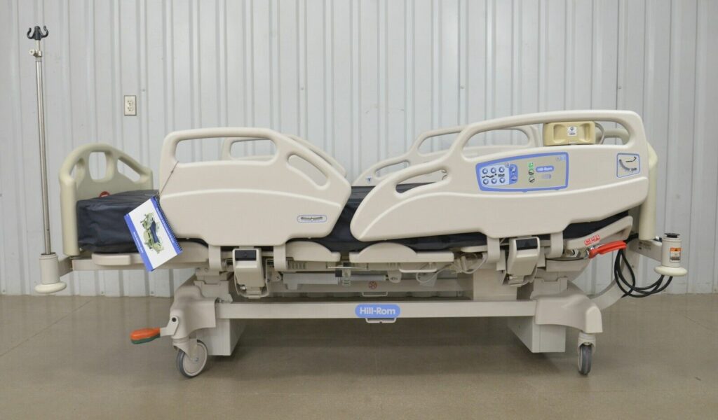 Hill-Rom CareAssist Hospital Bed P1160B W/ Mattress P100 A8 – Rhino ...