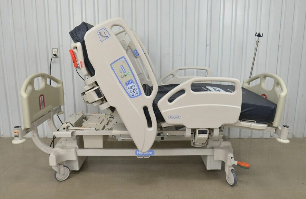Hill-Rom CareAssist Hospital Bed P1160B W/ Mattress P100 A8 – Rhino ...