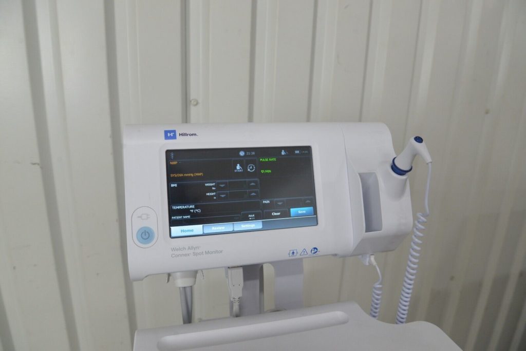 Hillrom Welch Allyn Connex Spot Monitor 71XT with Rolling Stand – Rhino ...