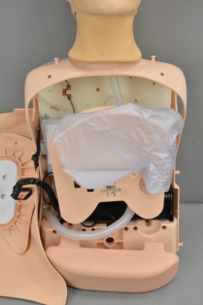 Laerdal Resusci Anne QCPR 171-00150 Torso Training Manikin w/ Carry Bag ...