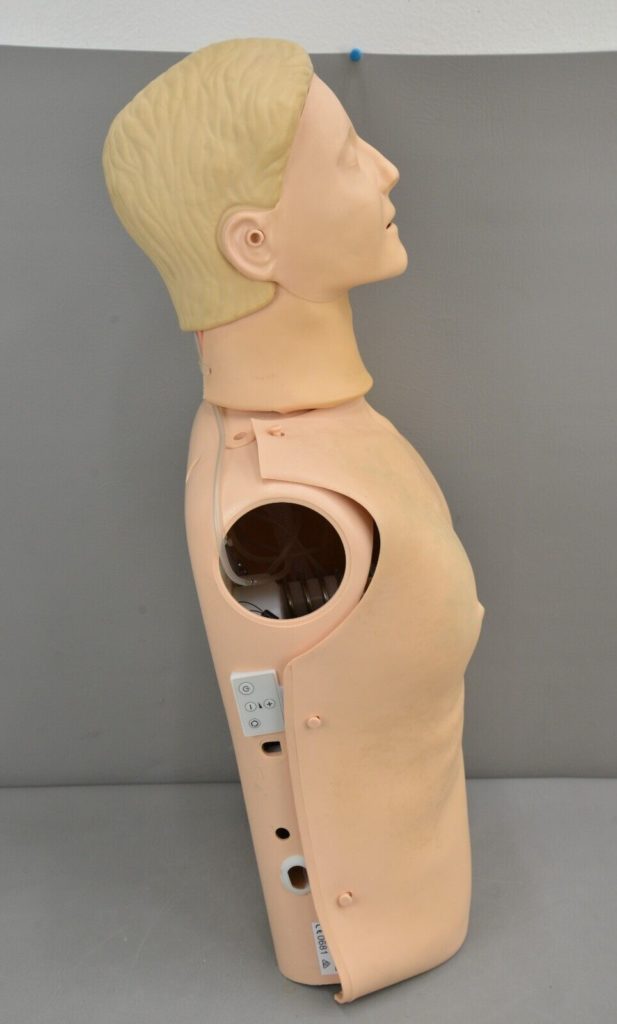 Laerdal Resusci Anne QCPR 171-00150 Torso Training Manikin w/ Carry Bag ...
