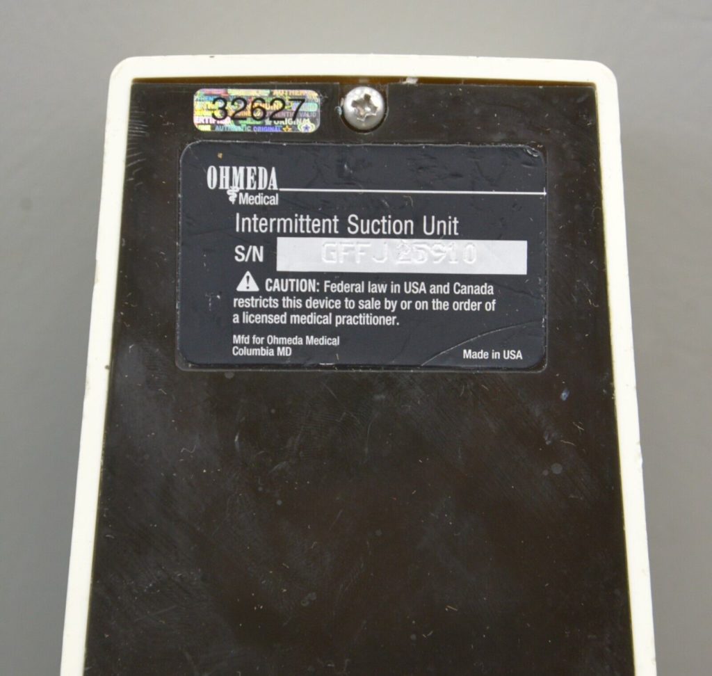 Lot of 3 Ohmeda Medical 6-1251, Intermittent Suction Unit 0-200 mmHg ...