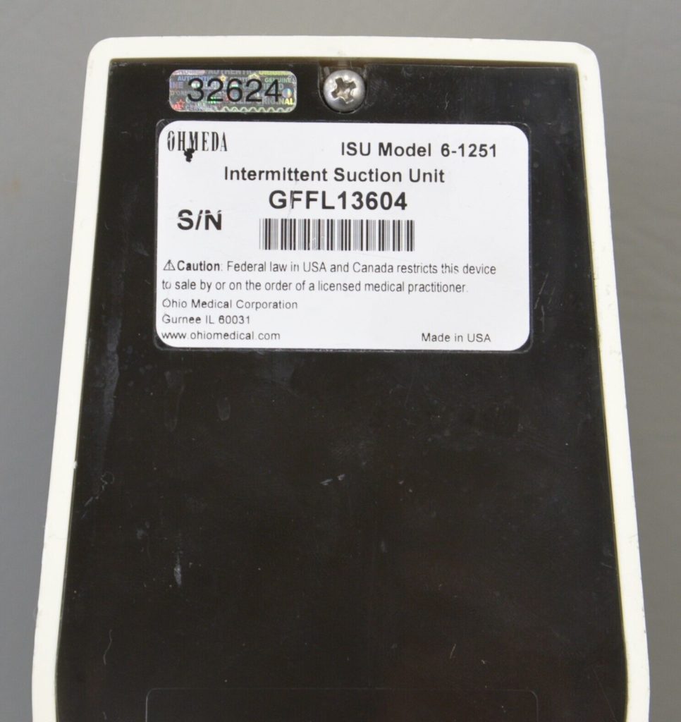 Lot of 3 Ohmeda Medical 6-1251, Intermittent Suction Unit 0-200 mmHg ...